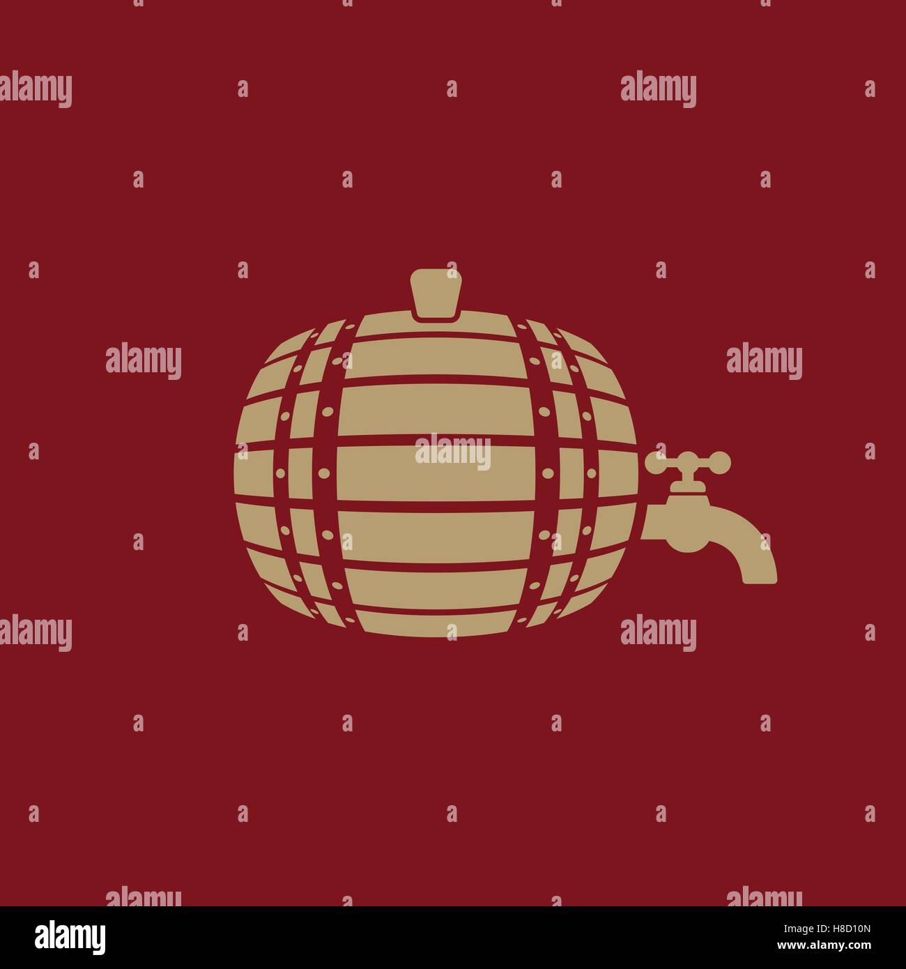 The Barrel icon. Cask and keg, beer, Barrel symbol. UI. Web. Logo. Sign ...