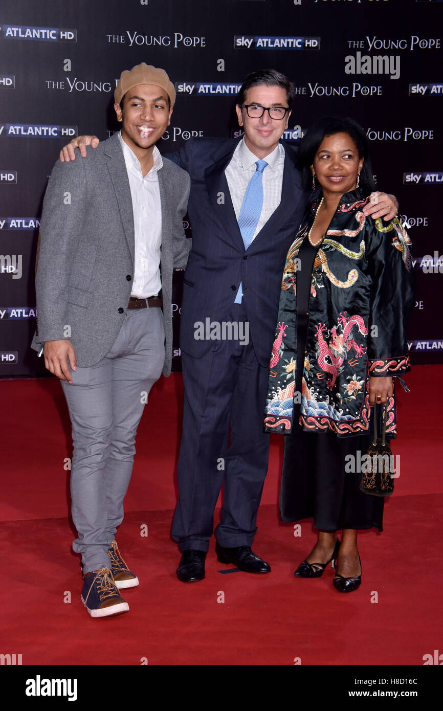 Antonio Monda with family attending the photocall and preview screening ...