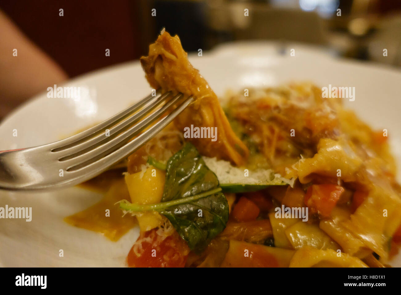 Using a fork hi-res stock photography and images - Alamy