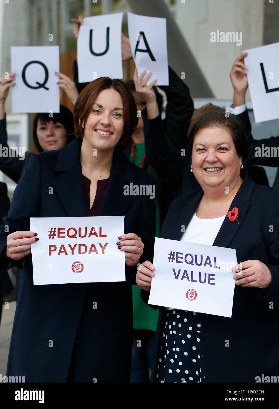 Scottish Labour Party leader Kezia Dugdale and Jackie Baillie MSP ...