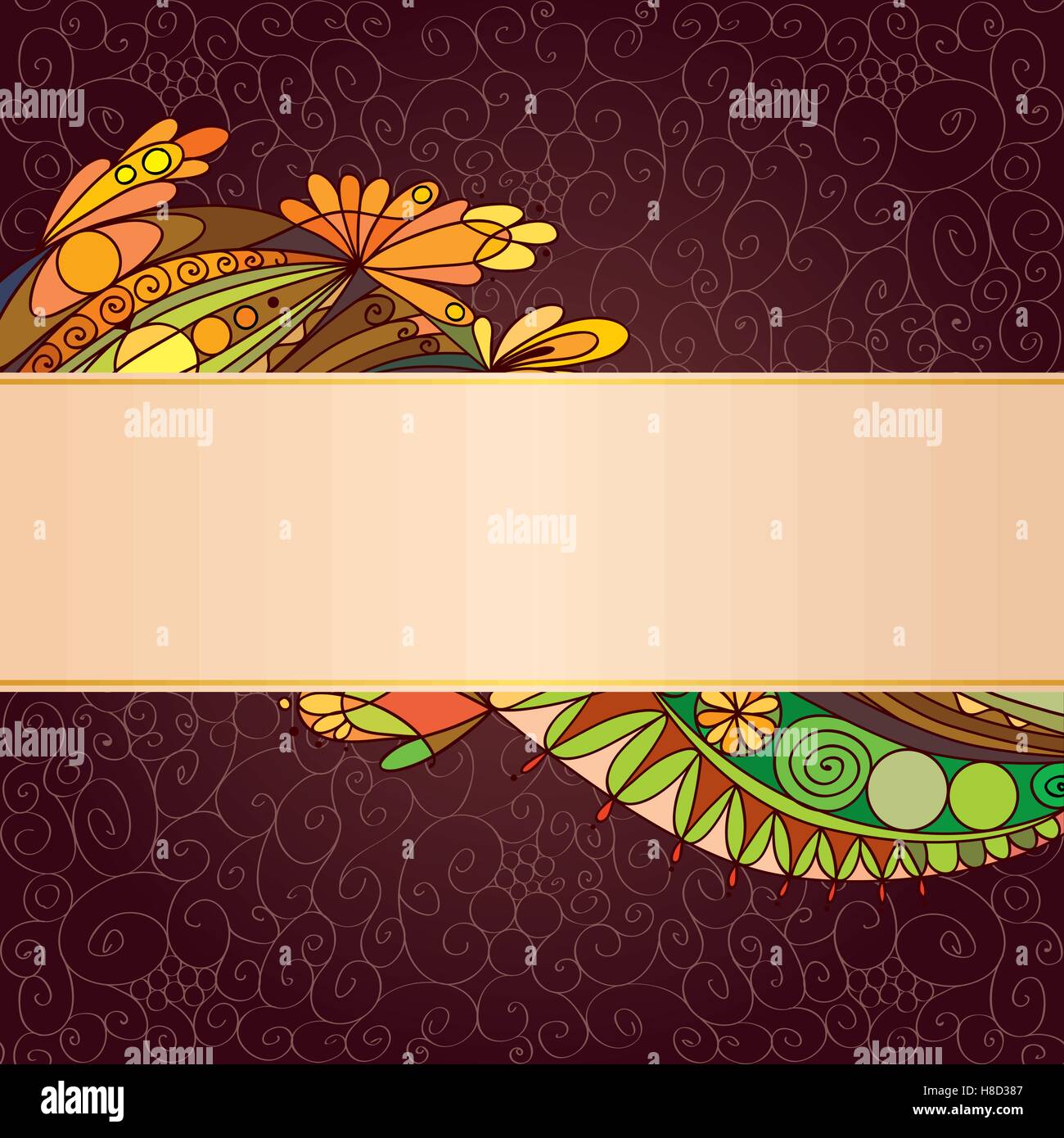 Picture for greeting card Stock Vector Images - Alamy