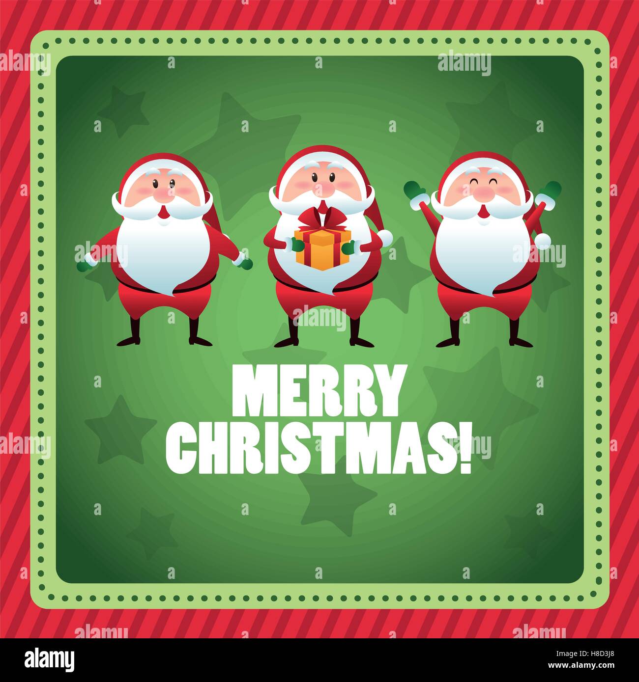 Santa cartoon of Christmas season design Stock Vector Image & Art - Alamy