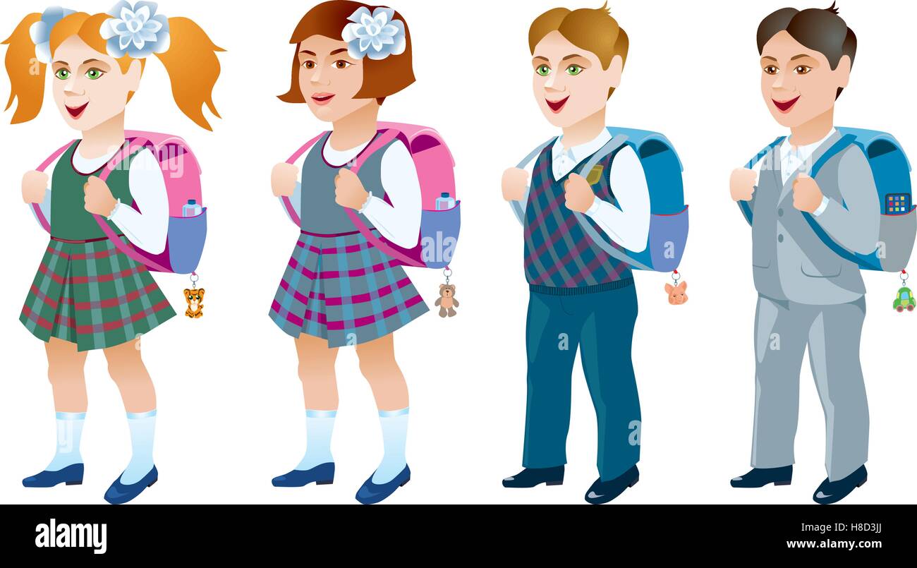 Set of student Stock Vector Image & Art - Alamy