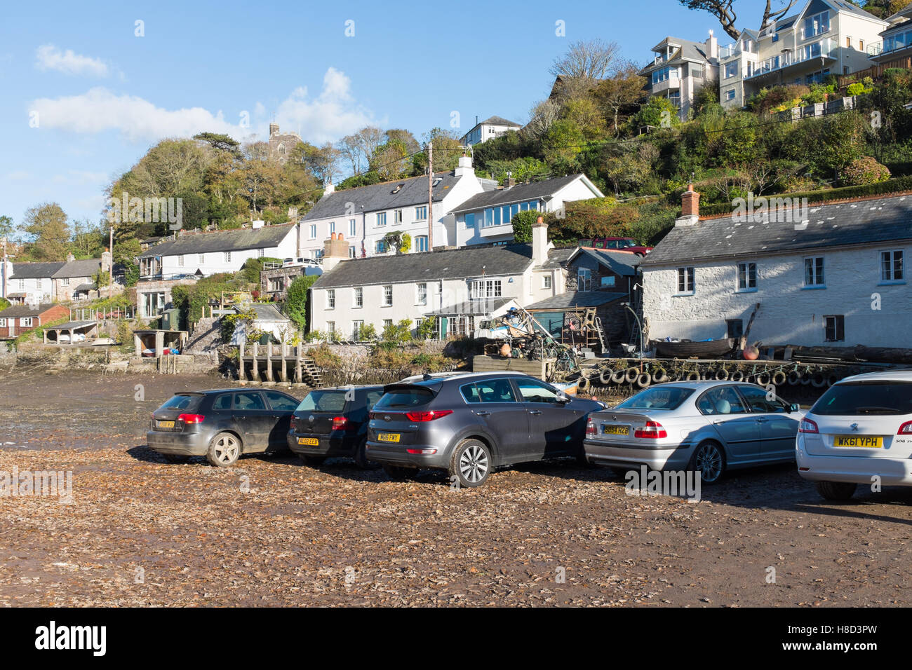 Noss mayo tidal car park hi-res stock photography and images - Alamy