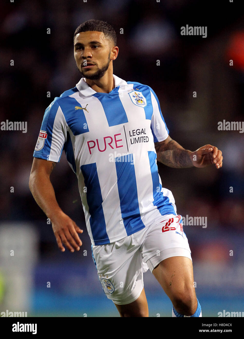 Huddersfield Town's Nahki Wells Stock Photo - Alamy