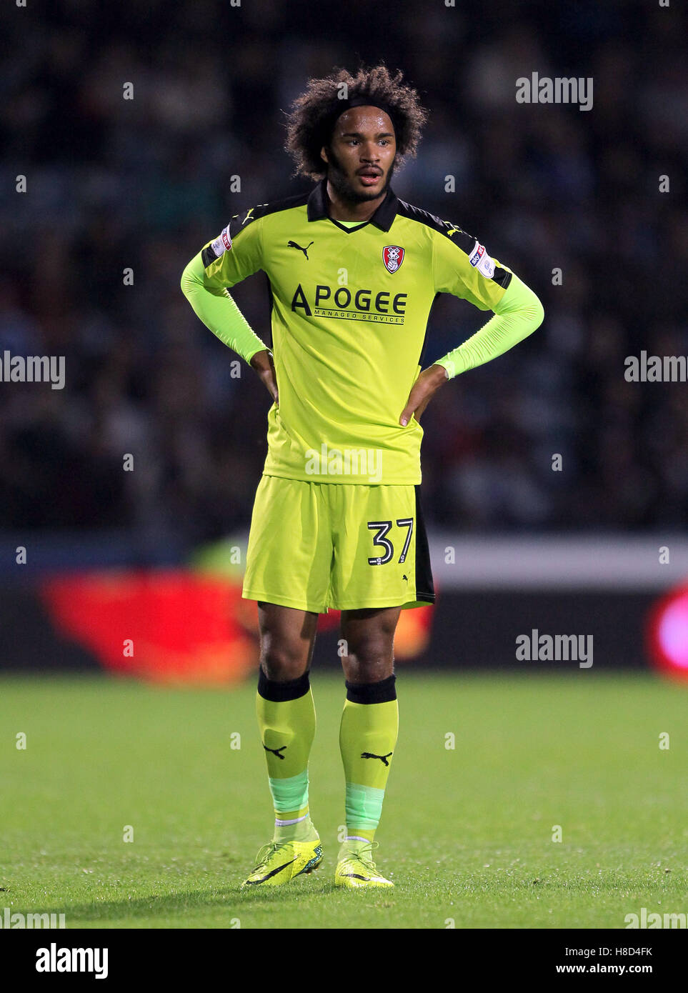 Rotherham United's Isaiah Brown Stock Photo - Alamy