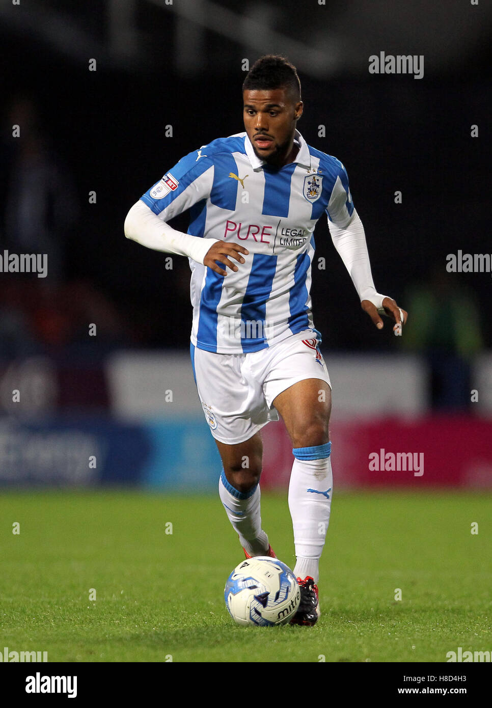 Huddersfield Town's Elias Kachunga Stock Photo - Alamy