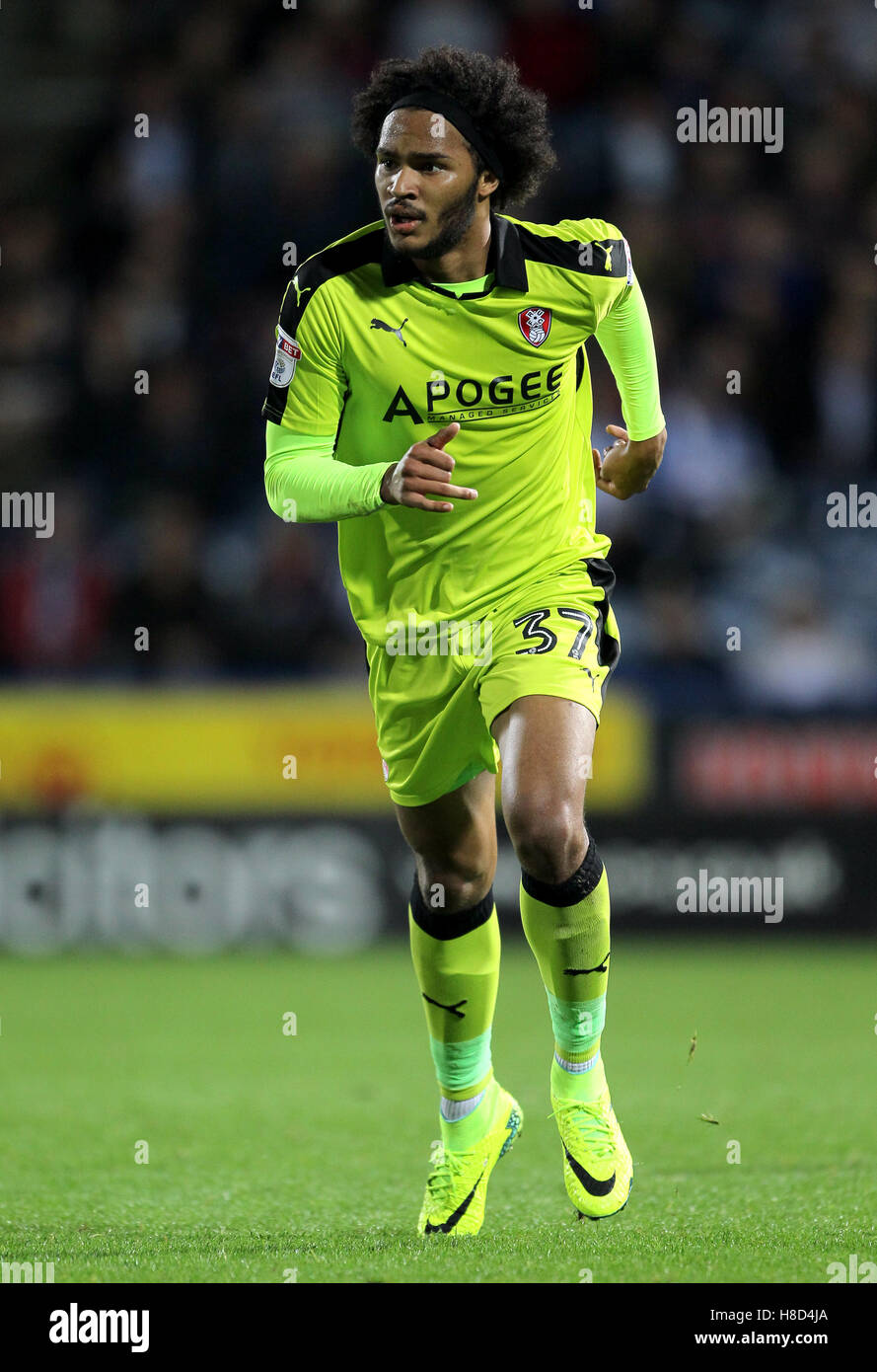 Rotherham United's Isaiah Brown Stock Photo - Alamy