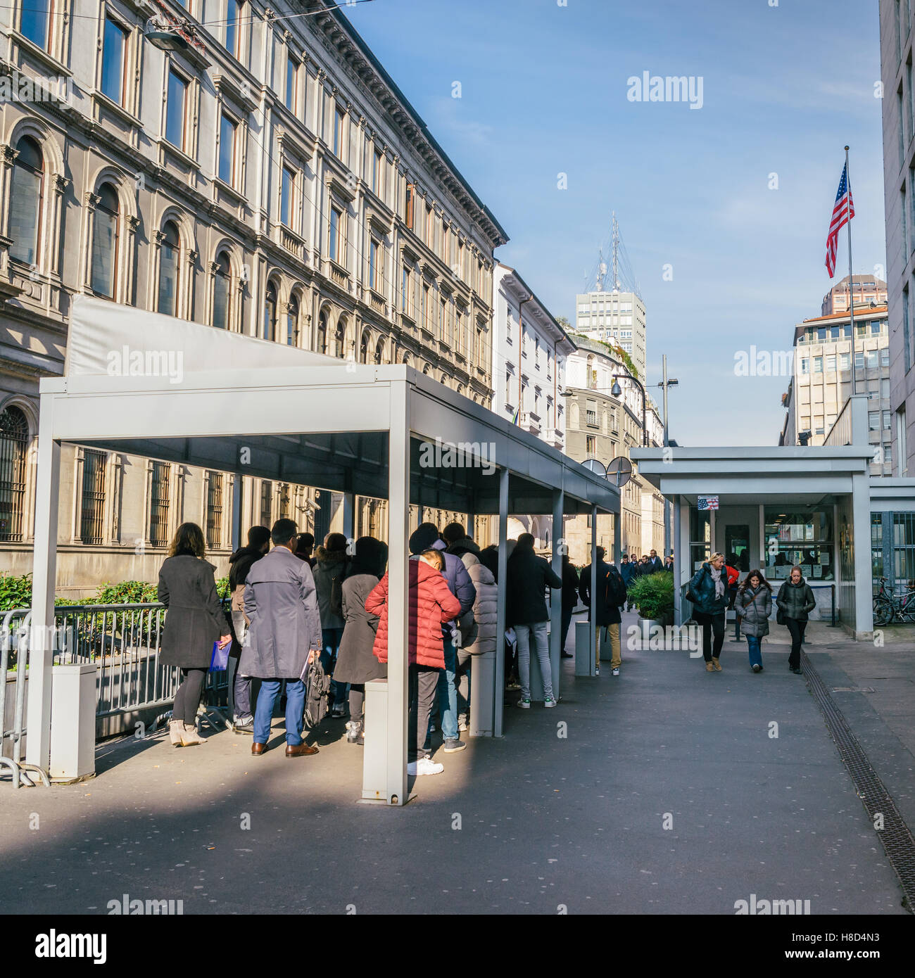 American Embassy Milan High Resolution Stock Photography and Images - Alamy