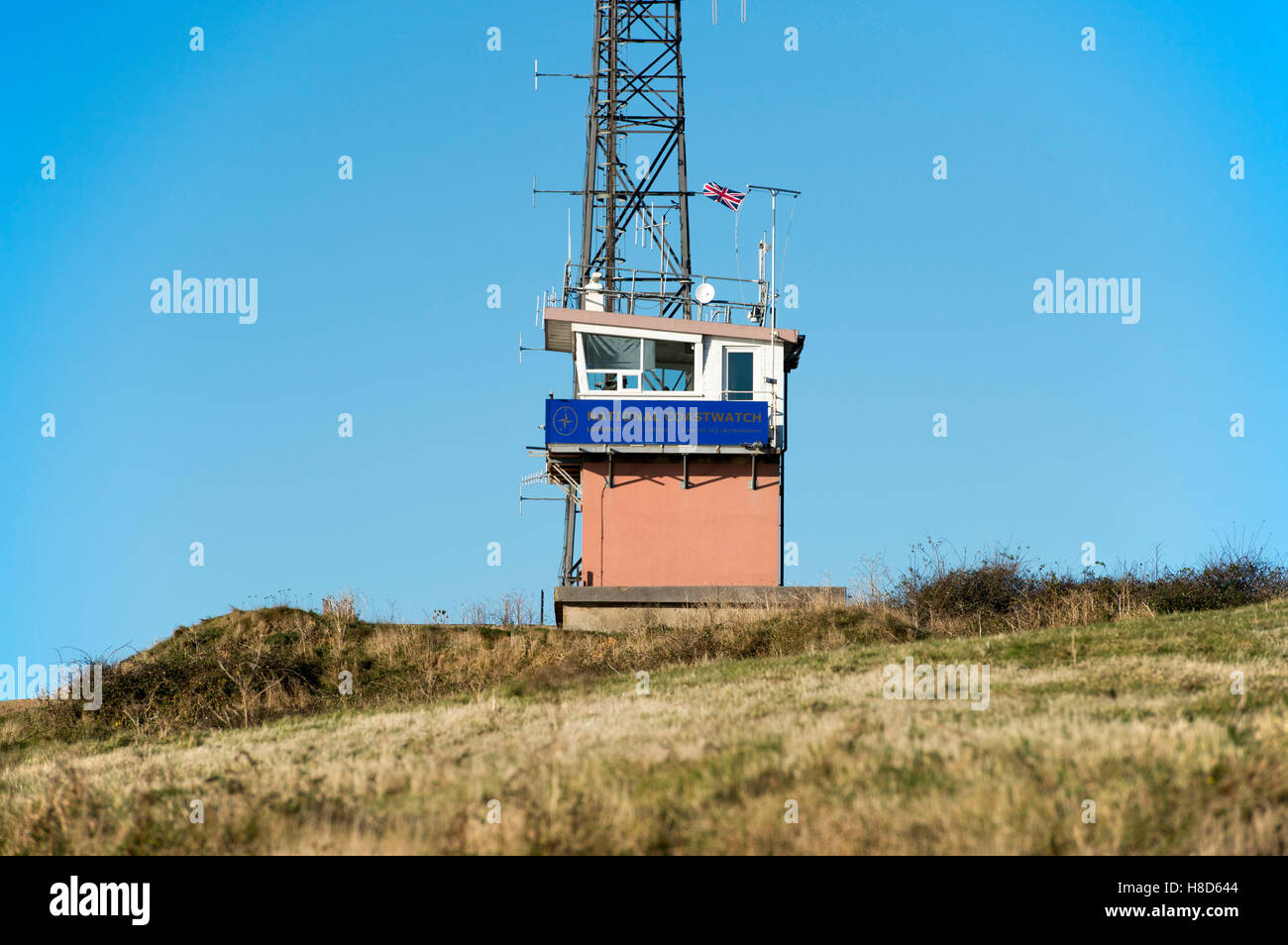 National Coastwatch Institution lookout station at Newhaven Sussex UK ...