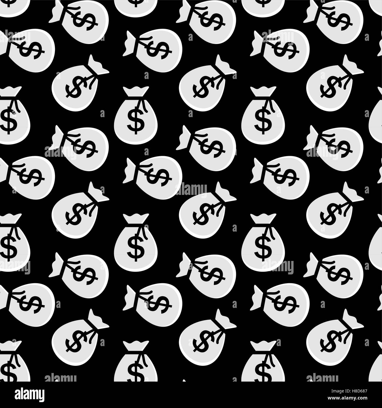 Coin bags Black and White Stock Photos & Images - Alamy
