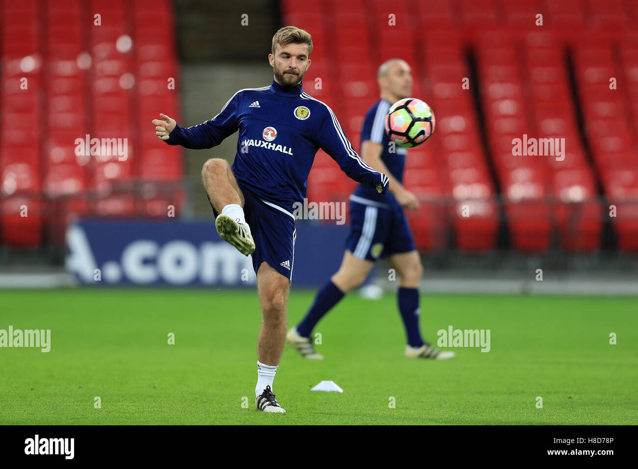 Scotland's James Morrison during a training session at Wembley Stadium ...