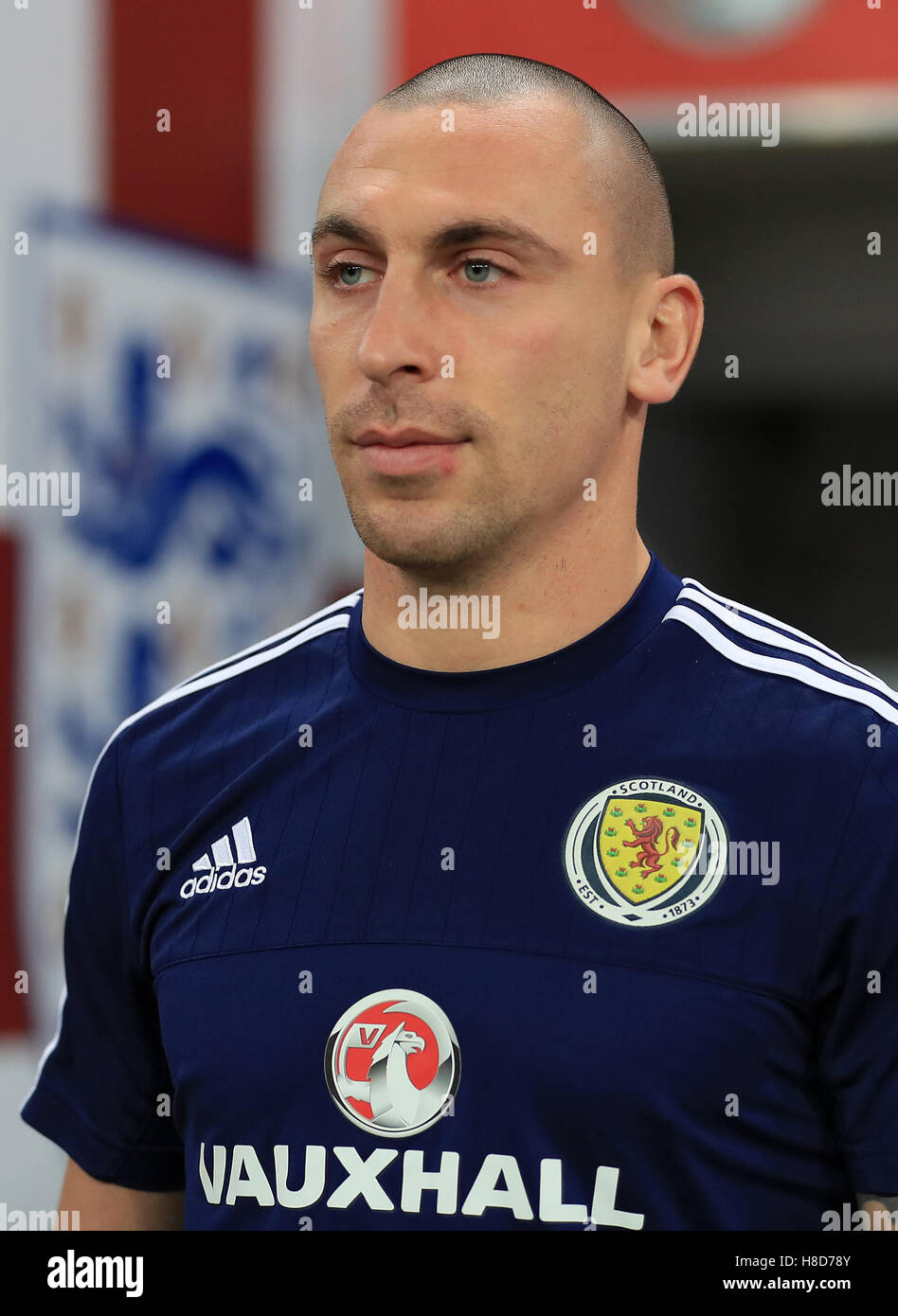 Scotland's Scott Brown during a training session at Wembley Stadium ...