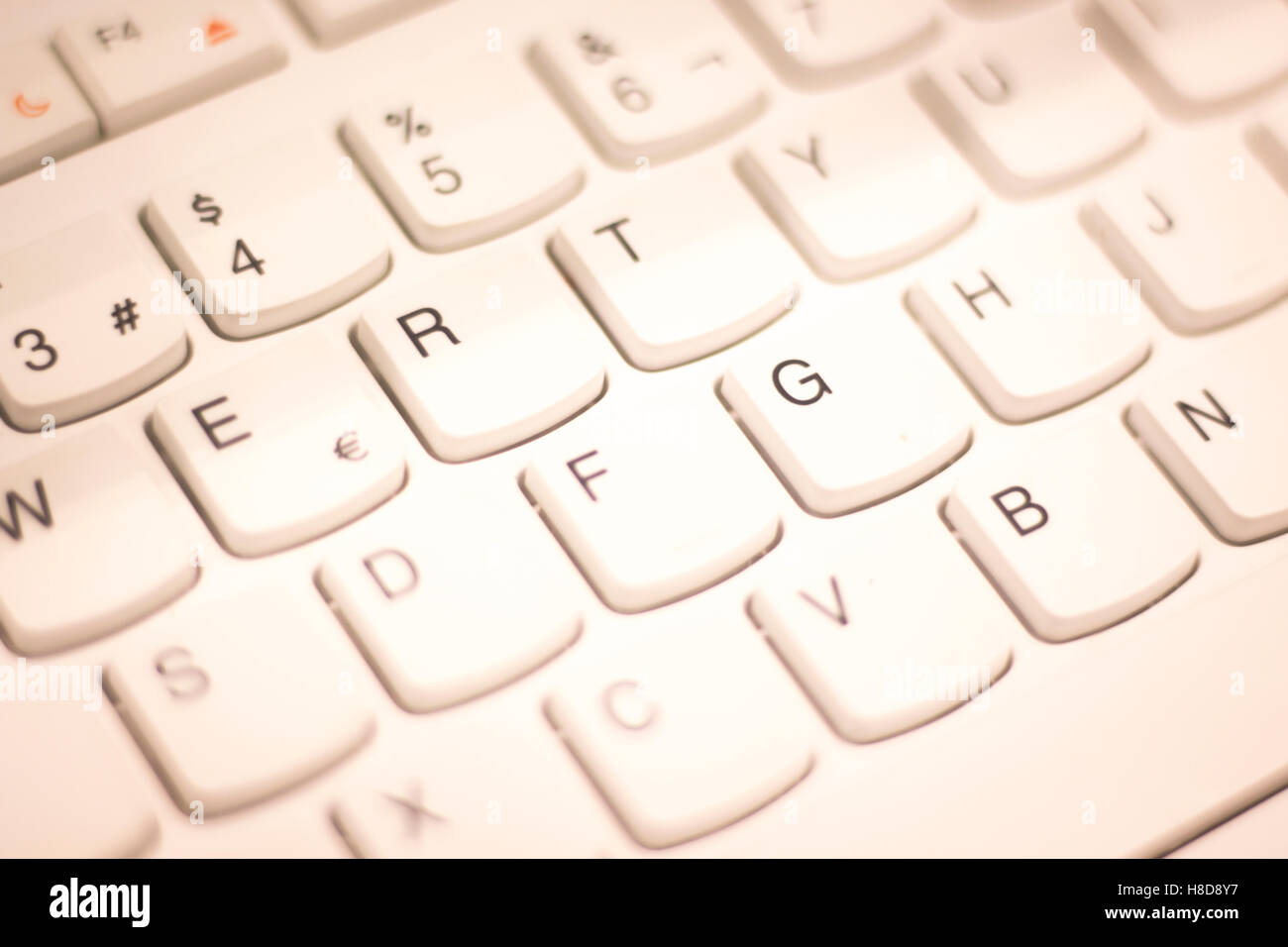 Personal computer pc external keyboad keys in Spanish format keypad ...