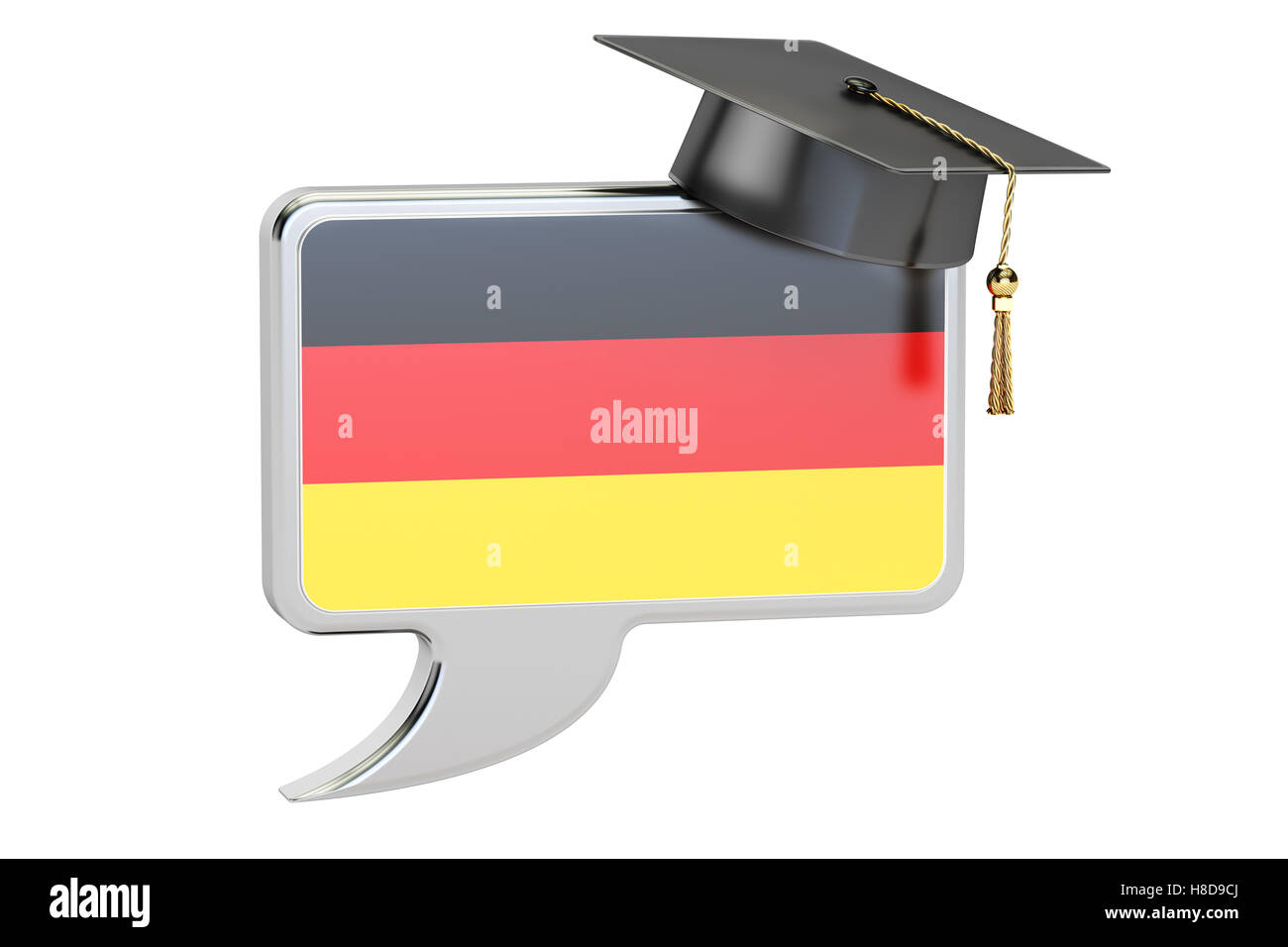 German speech bubble hi-res stock photography and images - Alamy