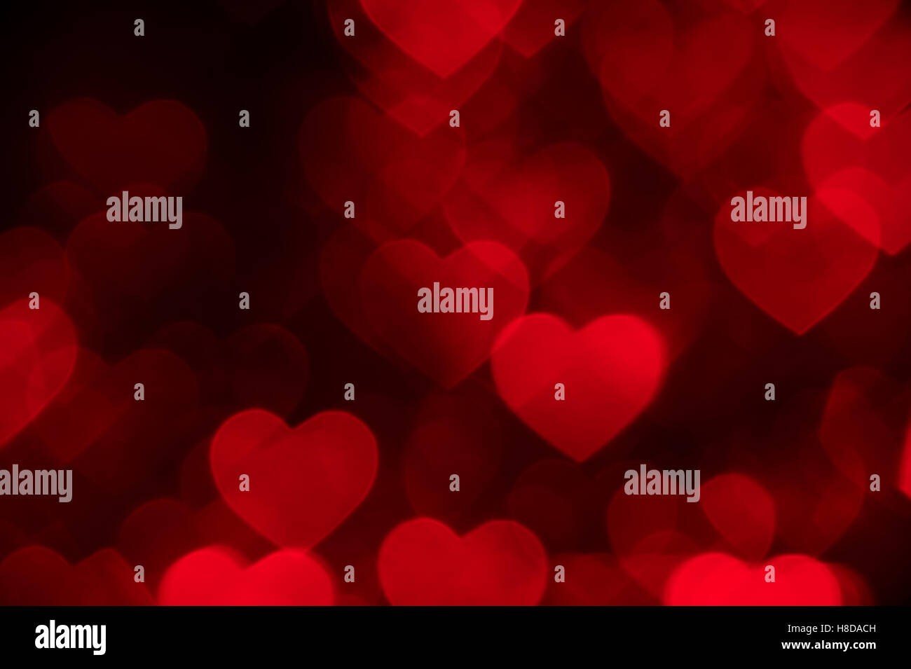 red heart bokeh background photo, abstract holiday backdrop Stock Photo ...