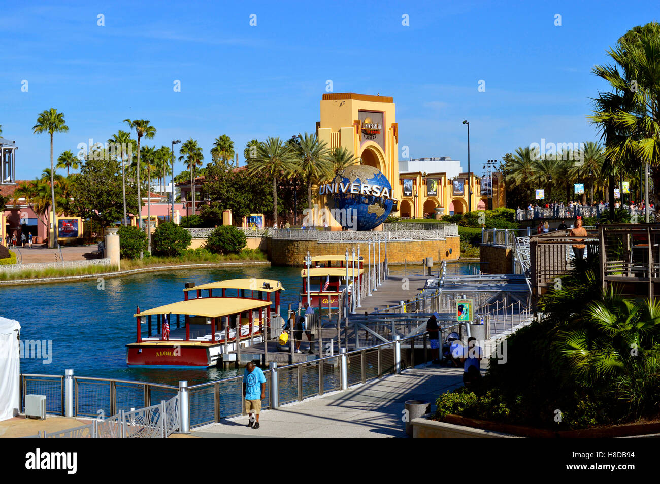 The Universal Orlando Resort adventure theme park in Orlando Stock ...
