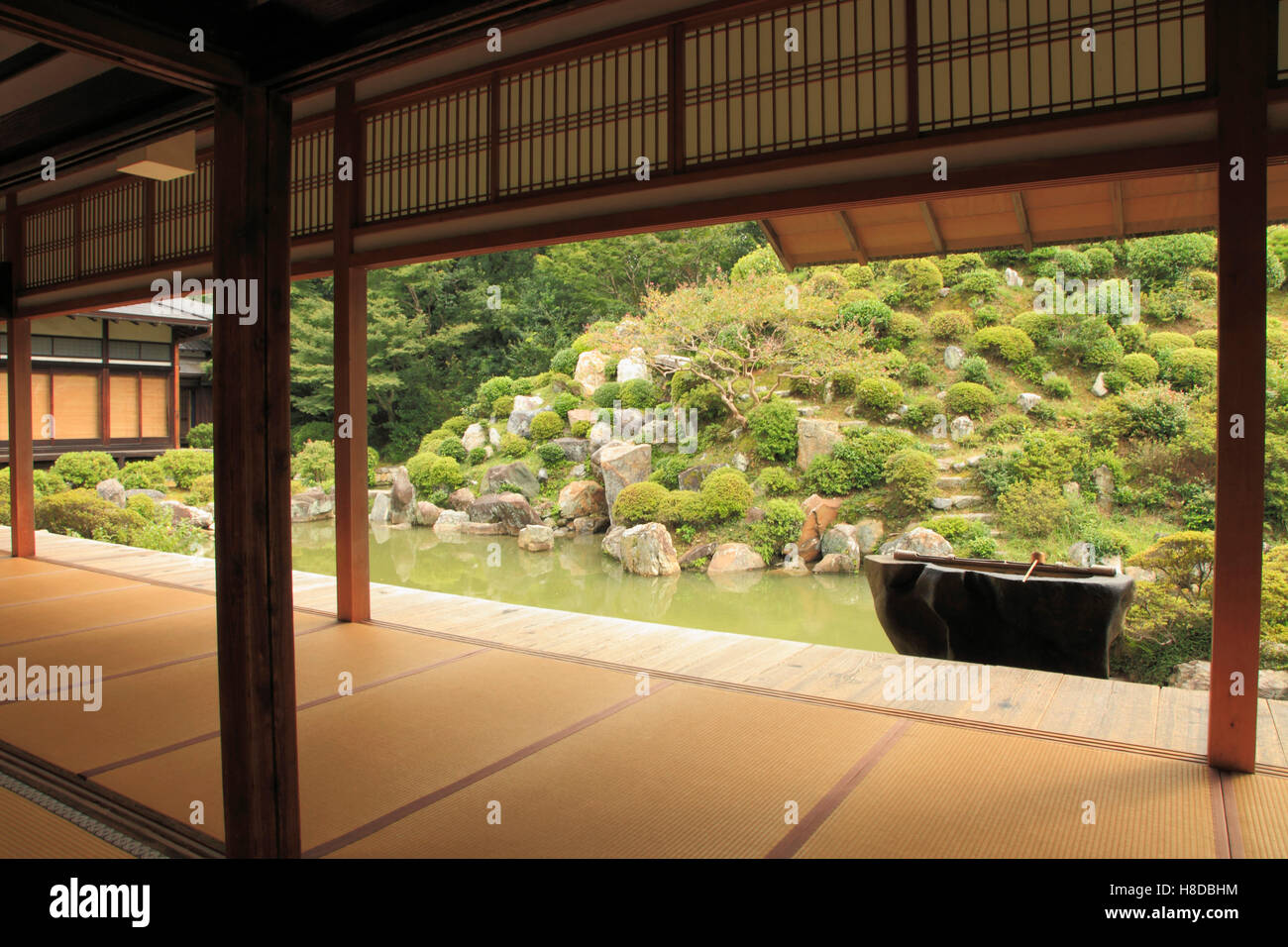 Japan, Kyoto, Chishaku-in Temple, garden Stock Photo - Alamy