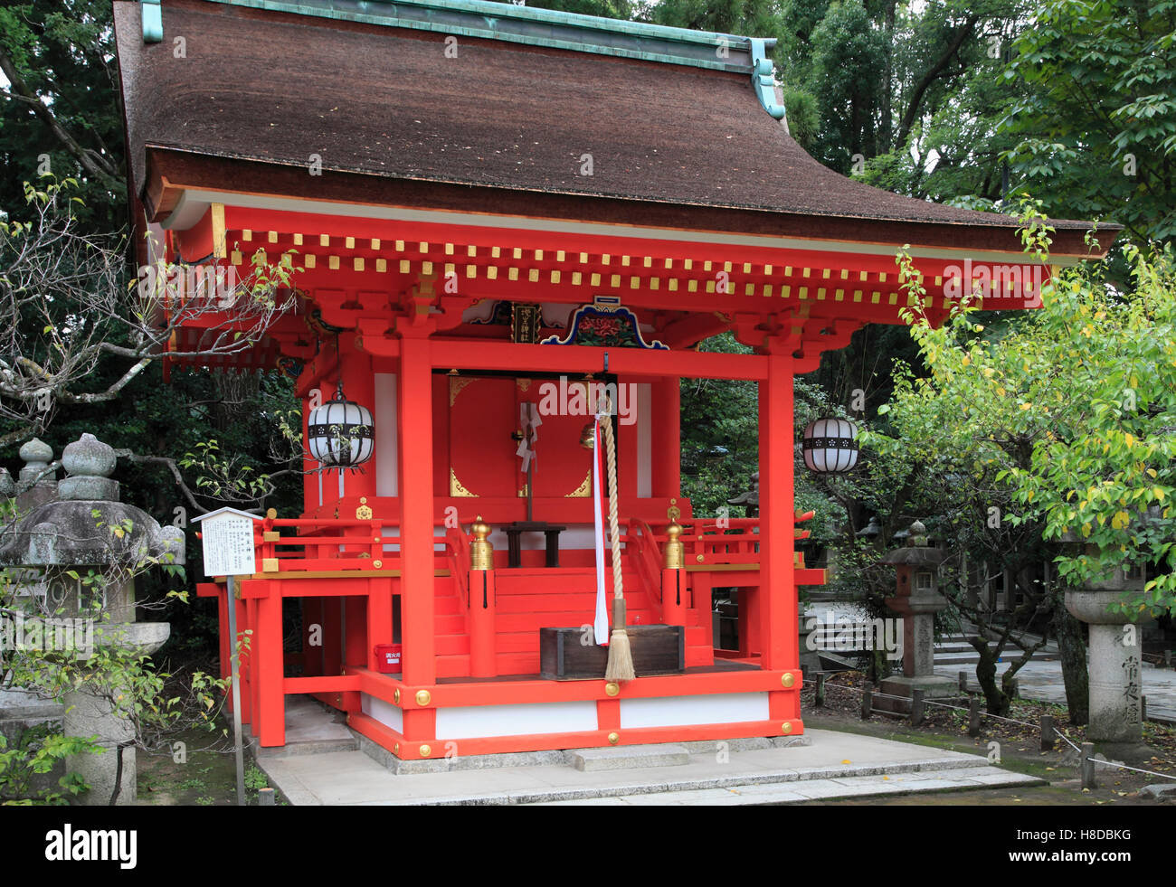 Japan, Kyoto, Kitano Tenmangu Shinto Shrine Stock Photo - Alamy