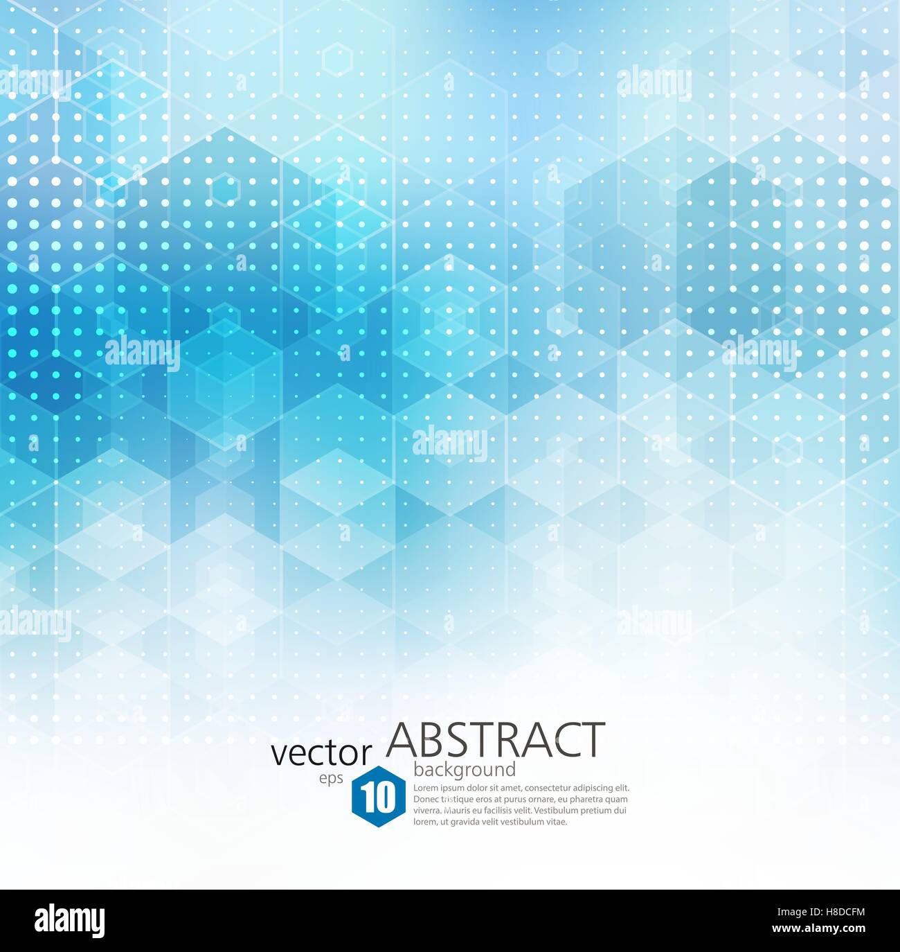 Vector Abstract geometric background. Template brochure design. Blue ...