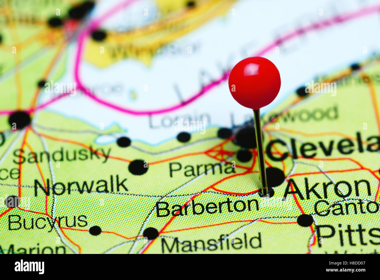 Barberton map hi-res stock photography and images - Alamy