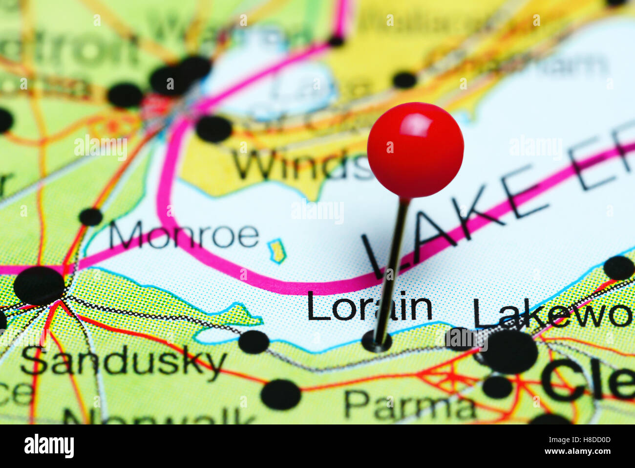 1930 Map Of Lorain Ohio