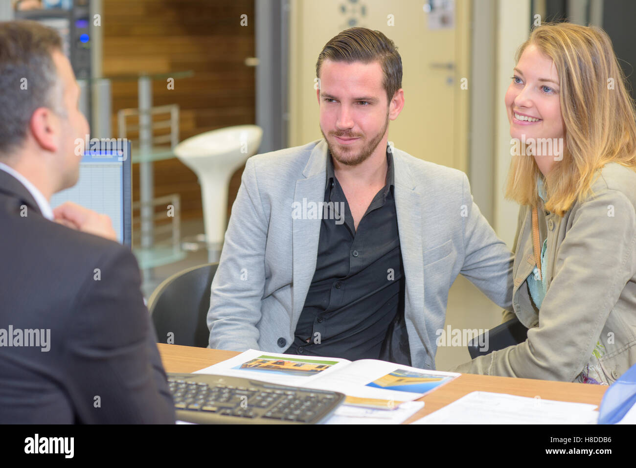 Business meeting couple in smart hi-res stock photography and images ...