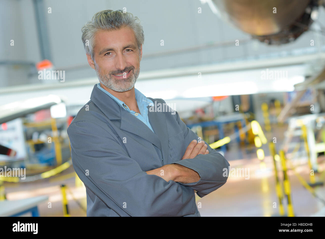 aerospace factory manager Stock Photo - Alamy