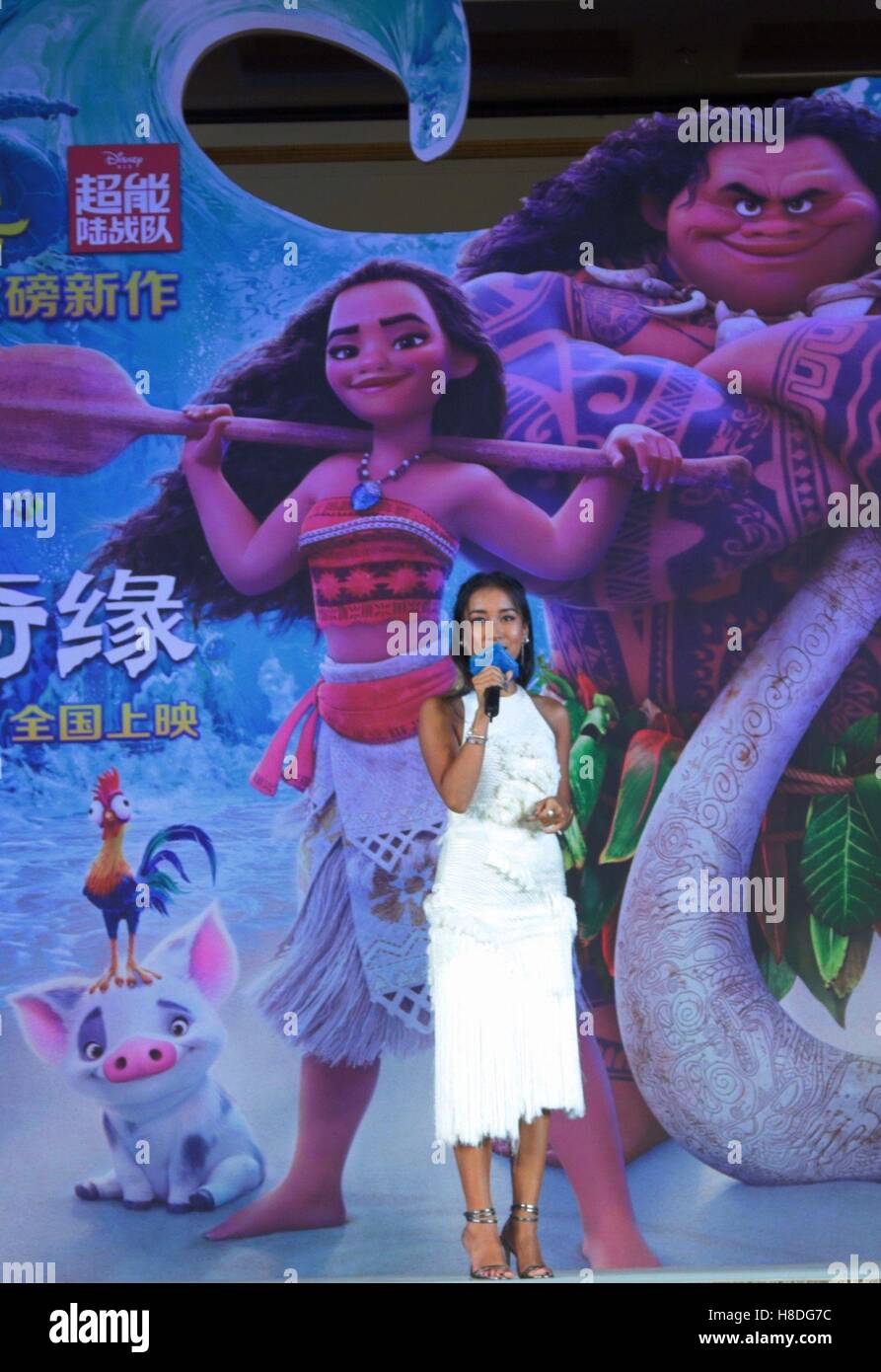 Shanghai, China. 10th Nov, 2016. Andrew Millstein and Summer promote ...