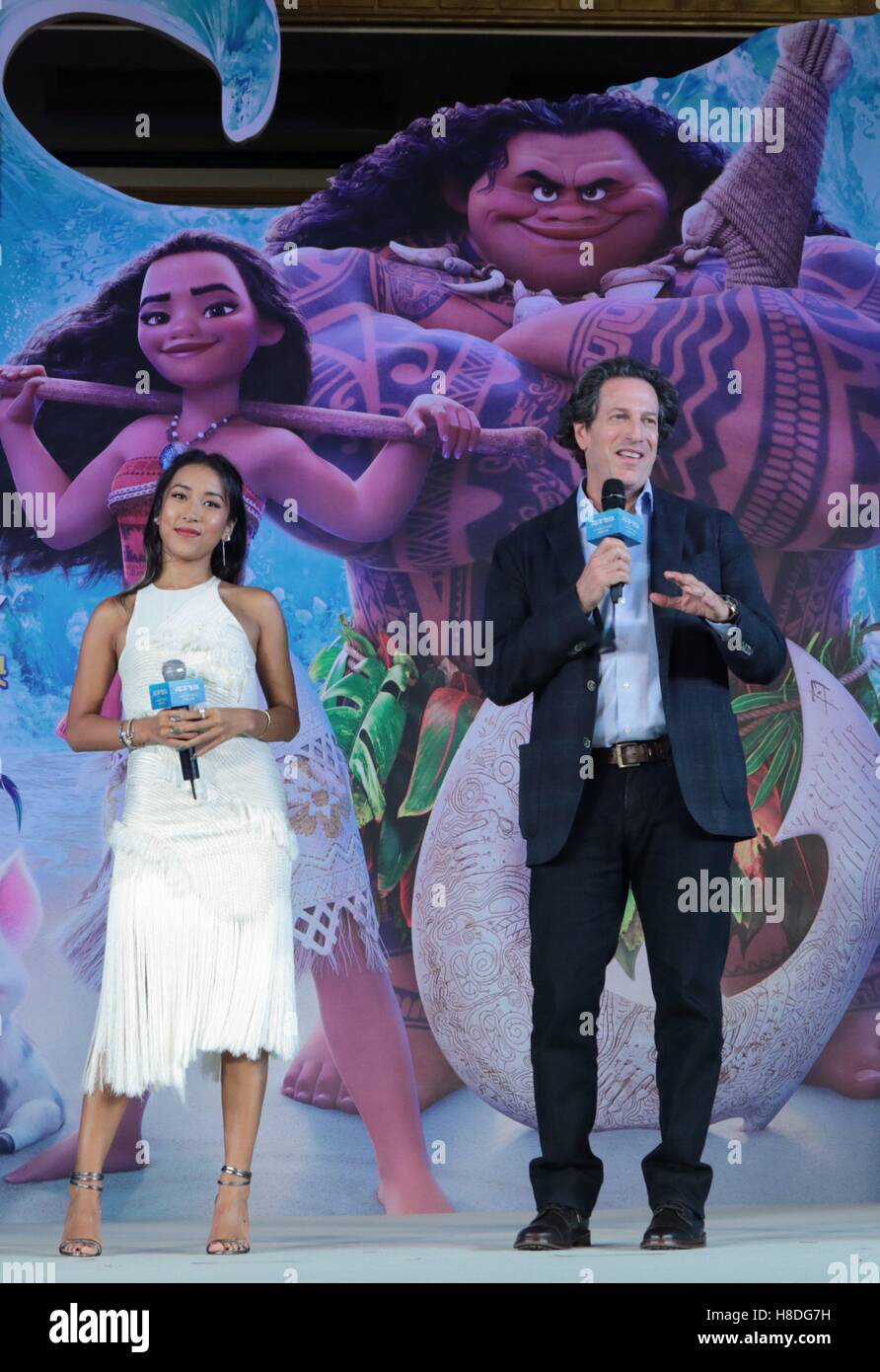 Shanghai, China. 10th Nov, 2016. Andrew Millstein and Summer promote ...