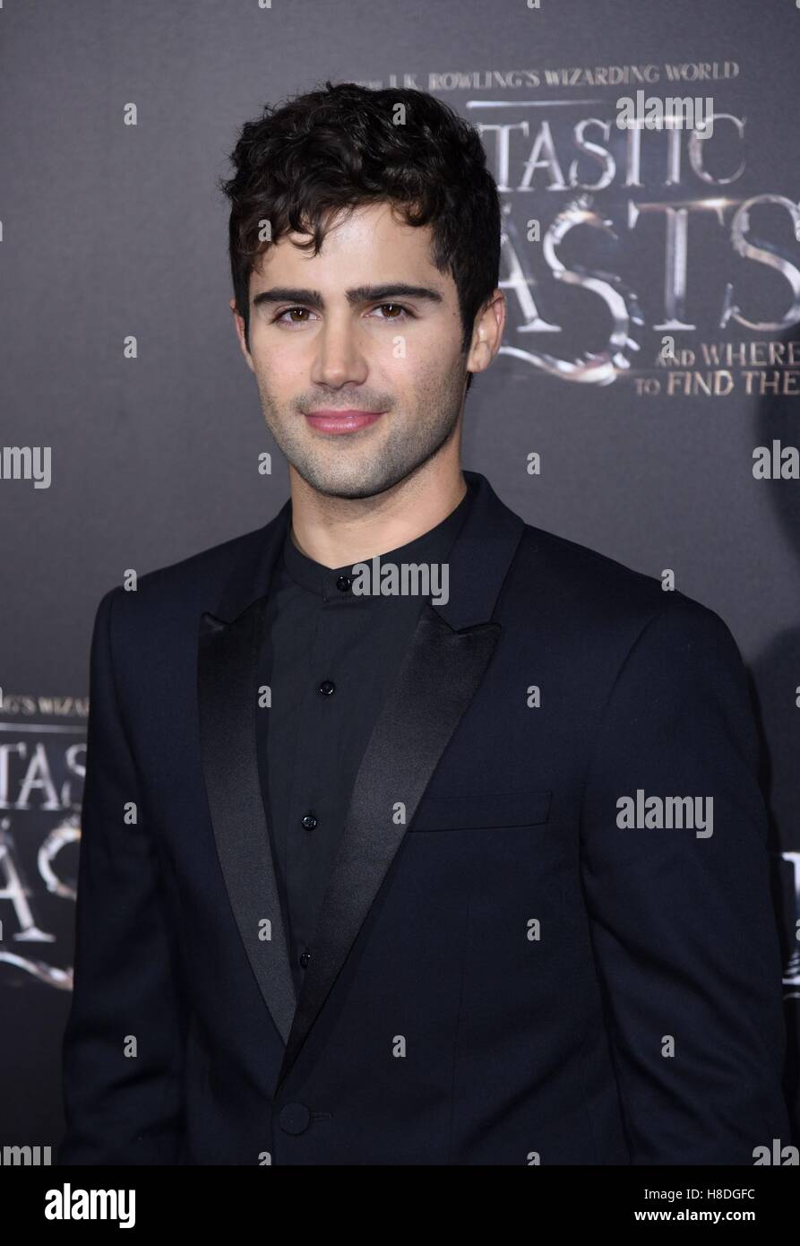 New York, NY, USA. 10th Nov, 2016. Max Ehrich at arrivals for FANTASTIC ...