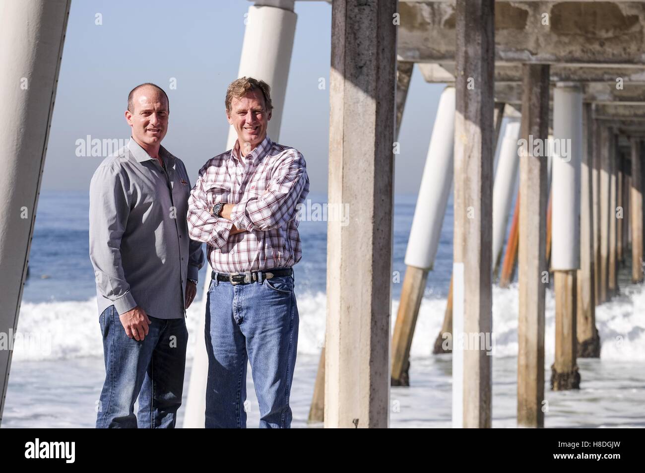 Los Angeles, California, USA. 19th Oct, 2016. Peter Nolan, right, of ...