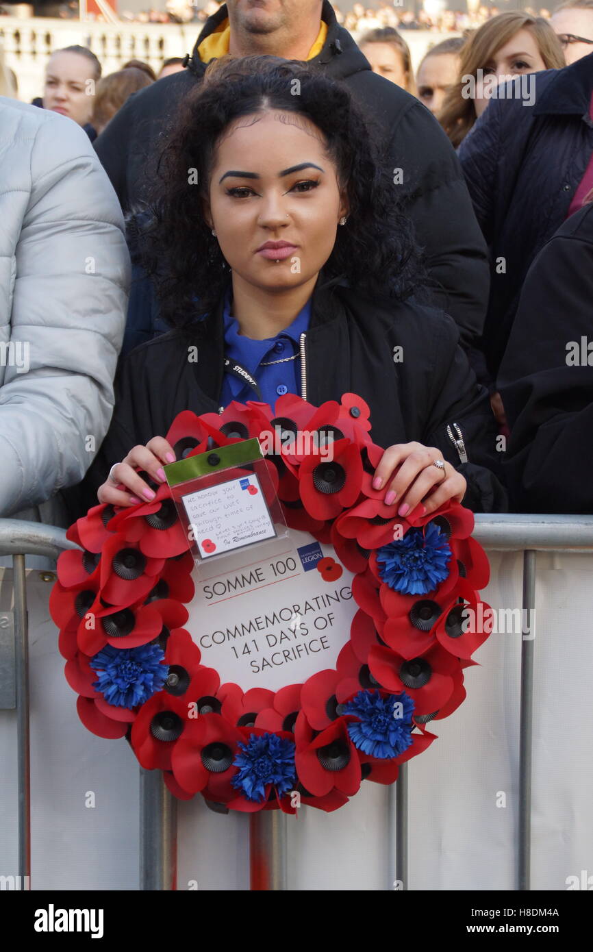 London, England. 11 November 2016. The Royal British Legion marks ...
