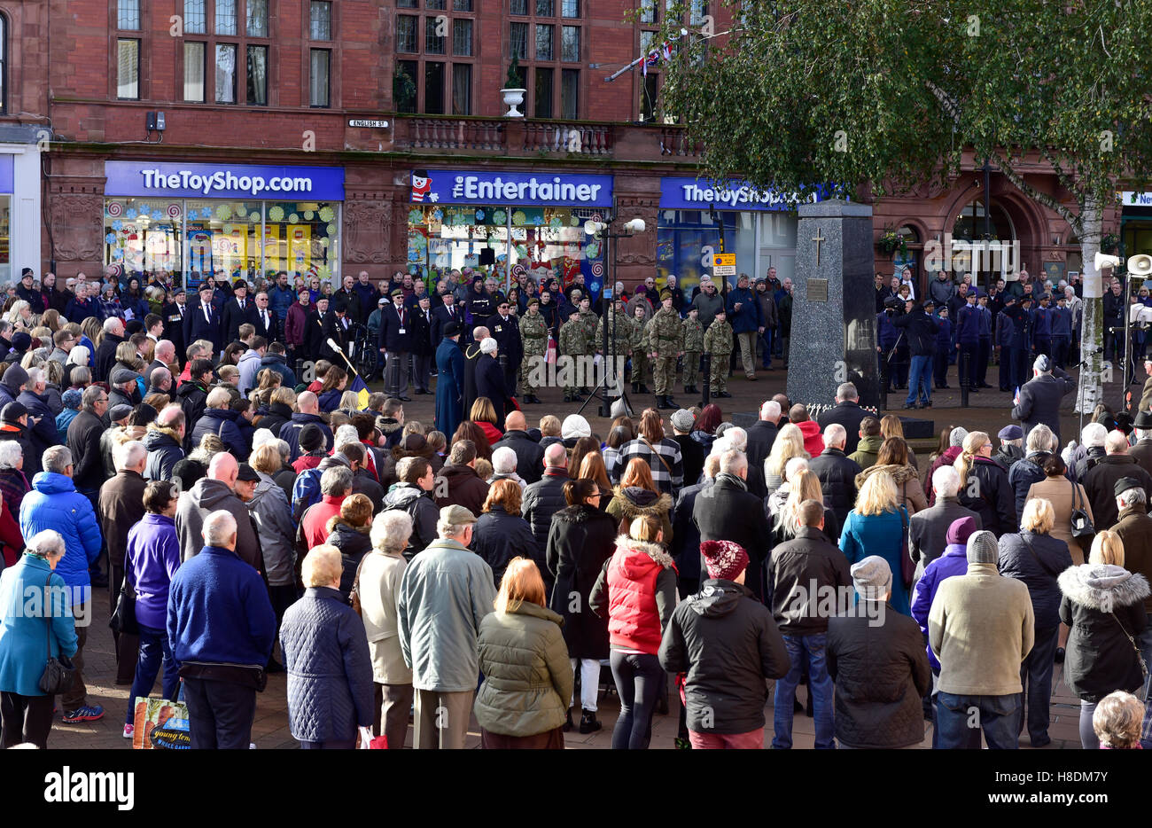 Carlisle, UK. 11th Nov, 2016. Armistice Day in Carlisle, Cumbria ...