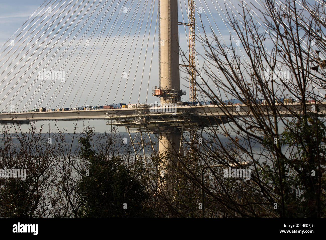 Queensferry, Edinburgh, Scotland, 11th, November, 2016. Forth Bridges ...