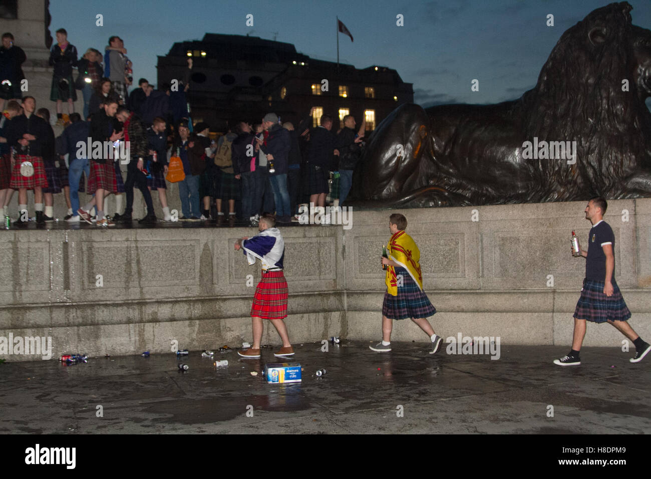 Scotland football fans invade hi-res stock photography and images - Alamy
