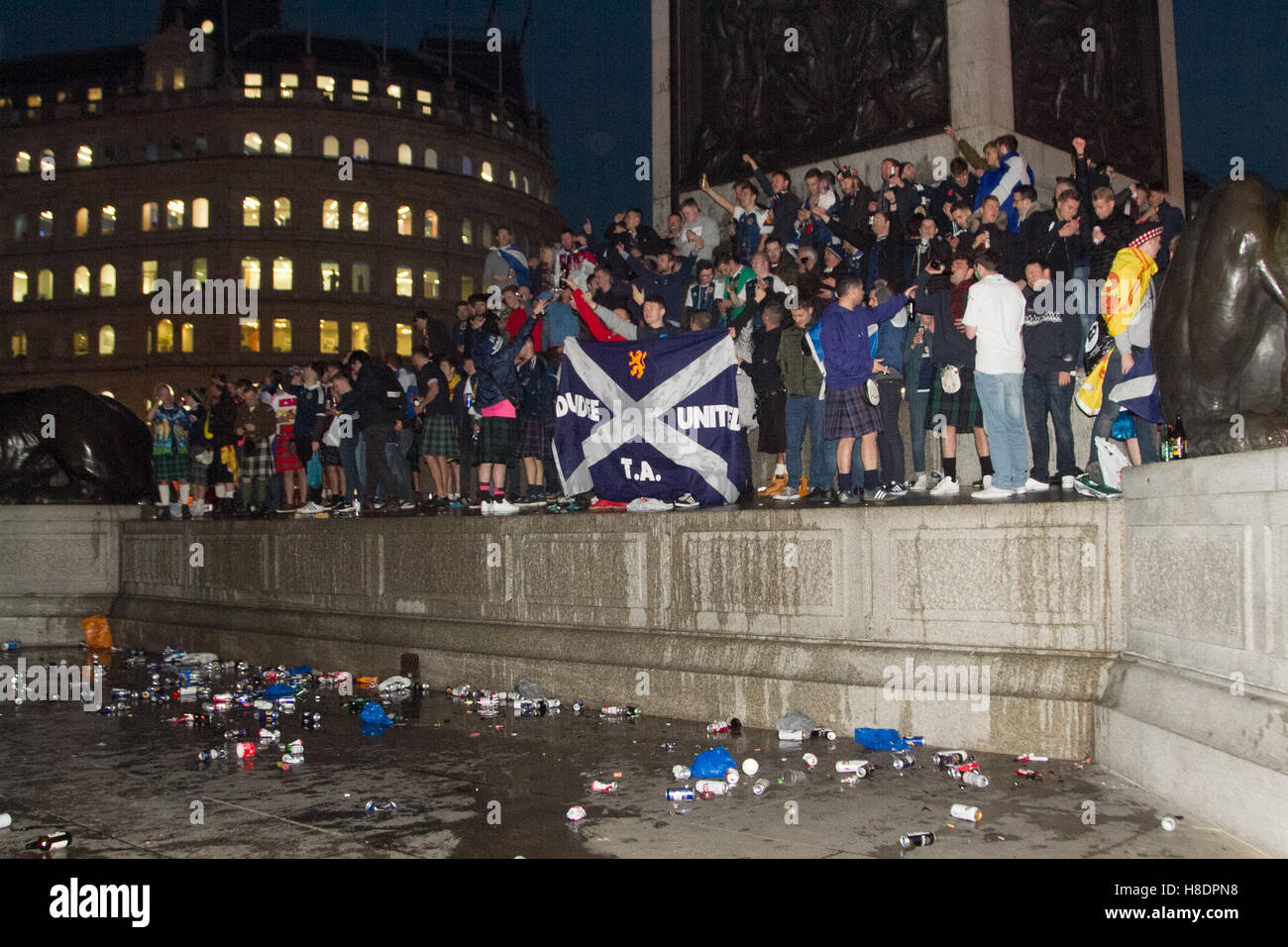 Scotland football fans invade hi-res stock photography and images - Alamy