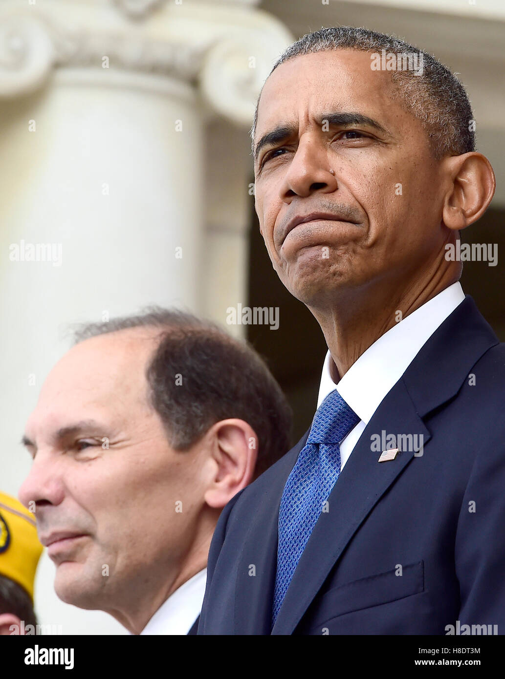 United States President Barack Obama makes remarks in the Memorial ...