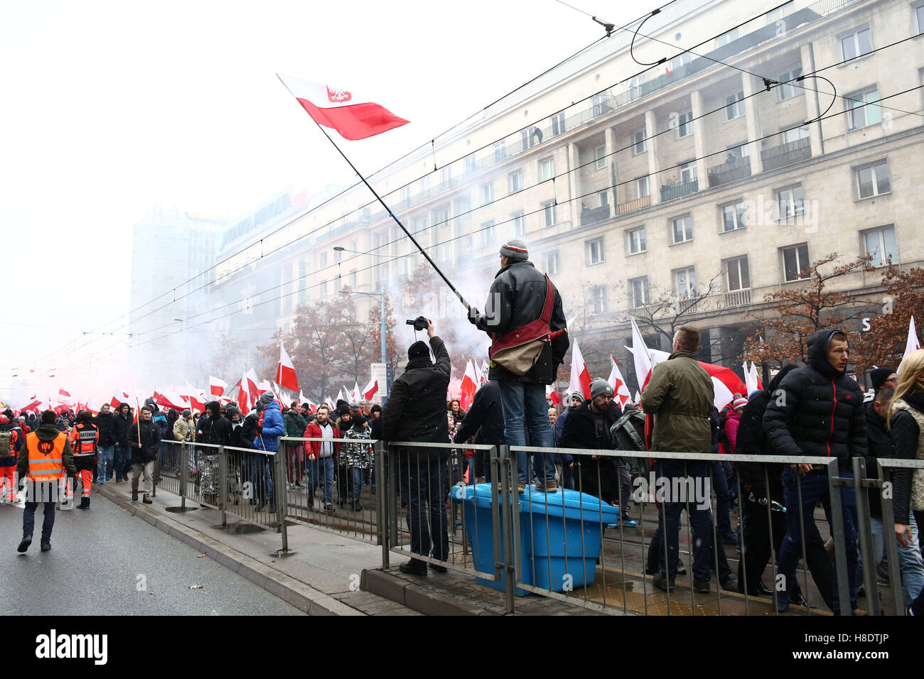 Poland, Warsaw, 11th November 2016: Thousands of activists ...