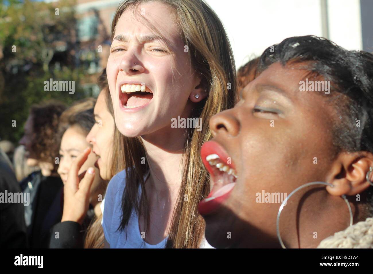 Love Rally Protesting President-elect Donald Trump in New York City ...