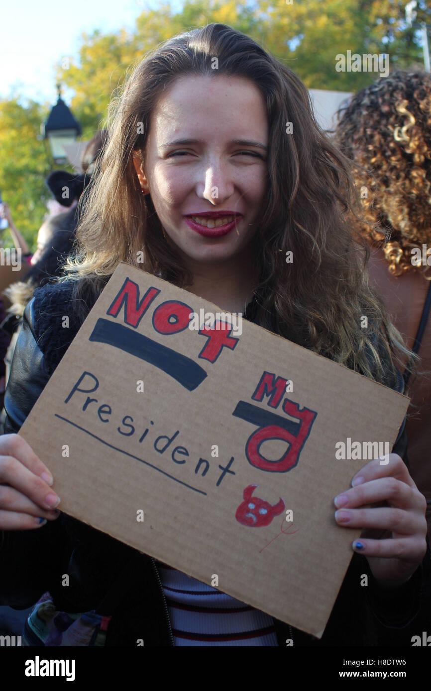 Love Rally Protesting President-elect Donald Trump in New York City ...