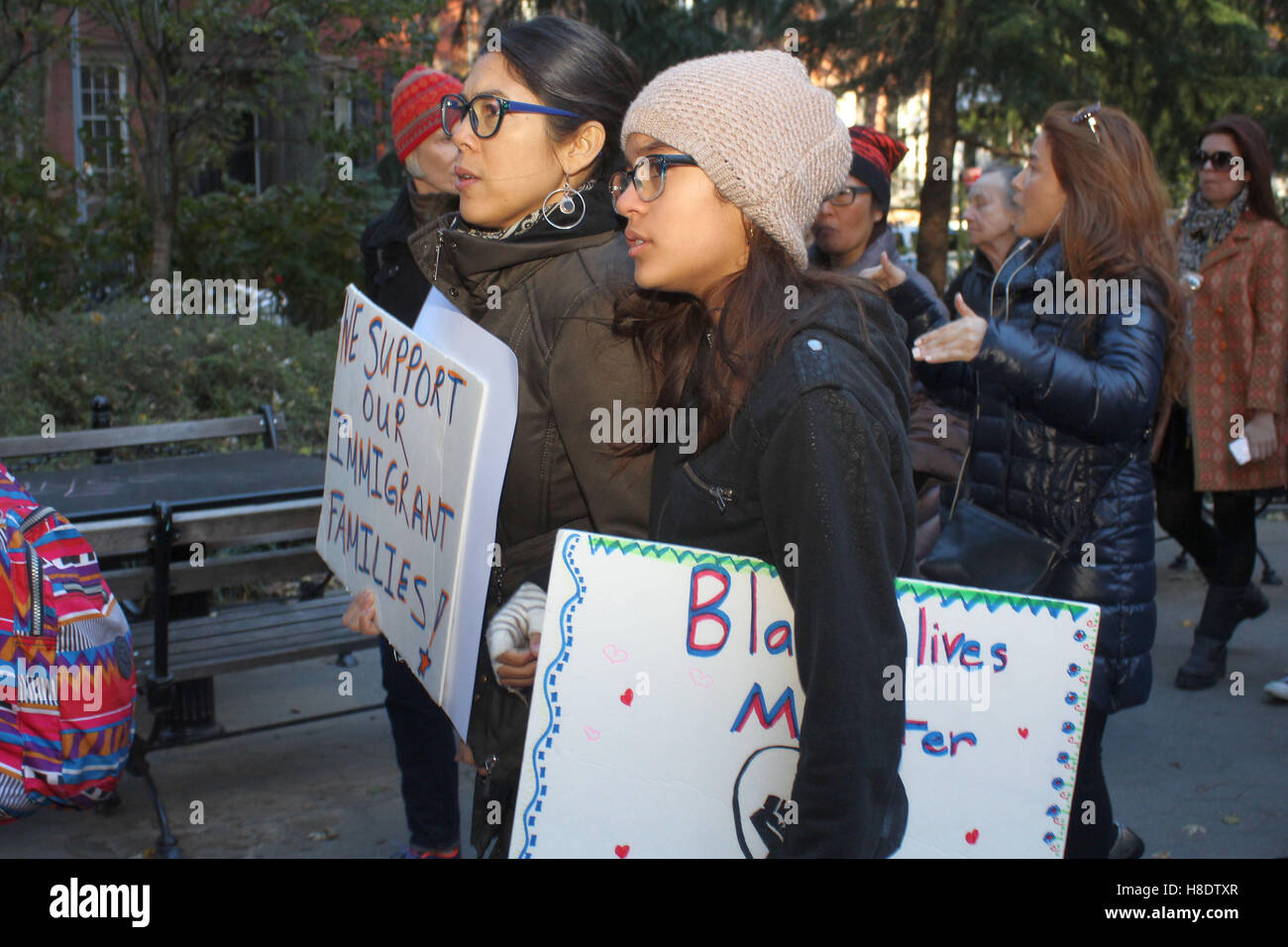 Love Rally Protesting President-elect Donald Trump in New York City ...