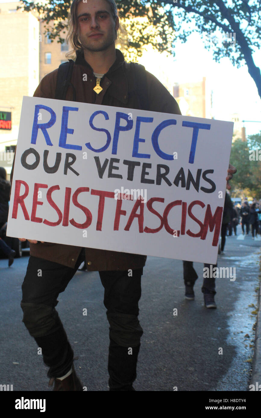 Love Rally Protesting President-elect Donald Trump in New York City ...
