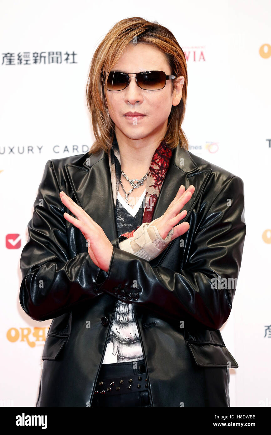Japanese musician yoshiki poses musician hi-res stock photography and ...