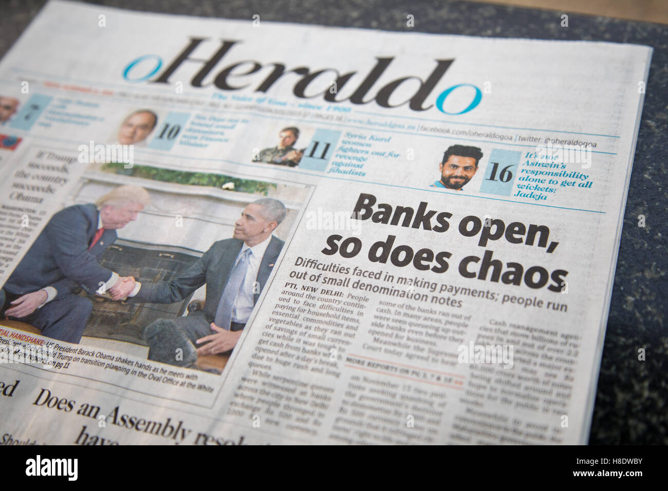 Gandhiji newspaper hi-res stock photography and images - Alamy