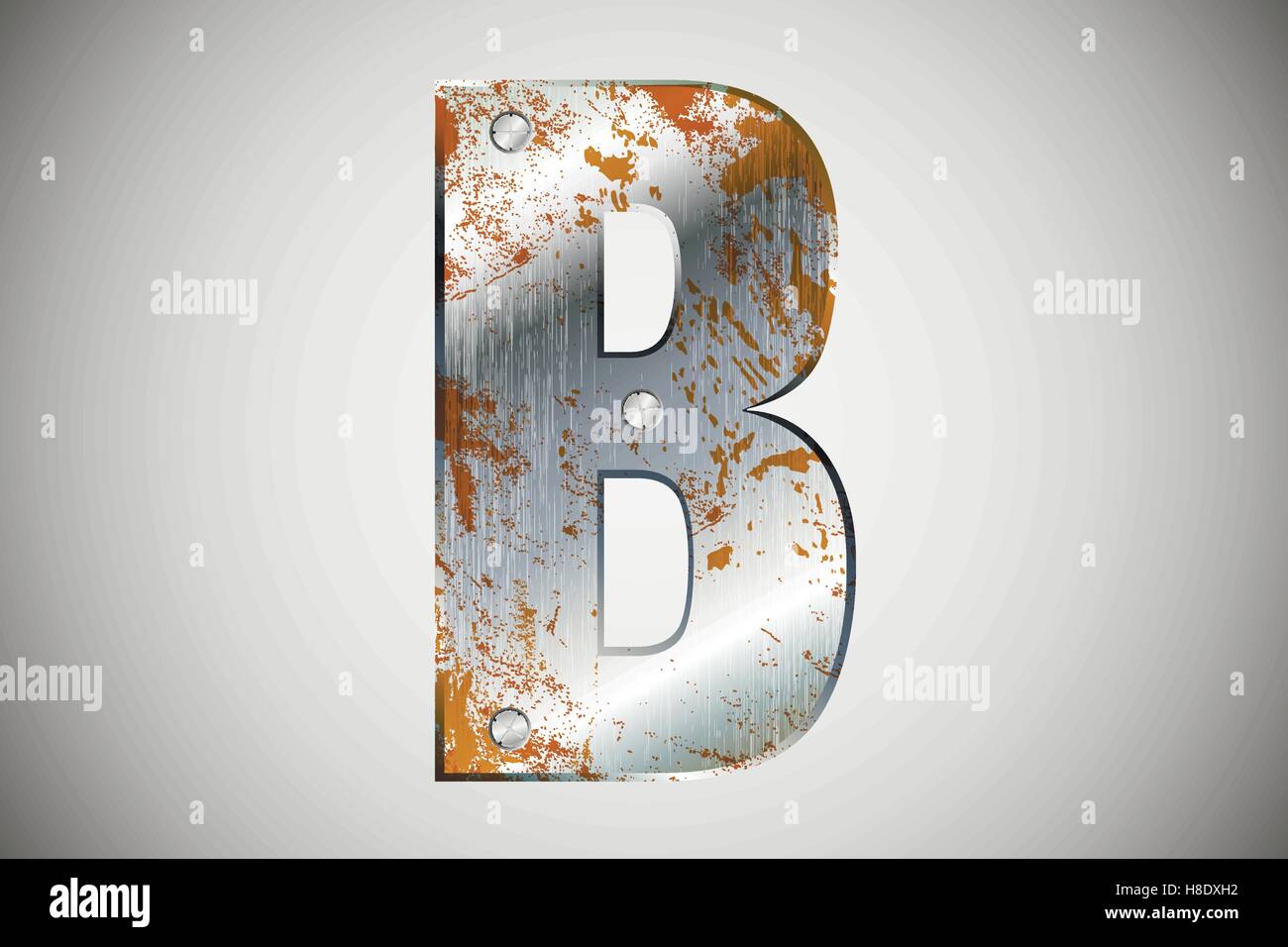 Metal letters of the alphabet Stock Vector Image & Art - Alamy