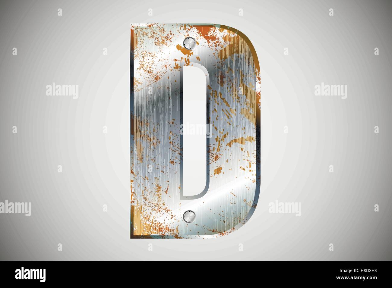 Metal letters of the alphabet Stock Vector Image & Art - Alamy