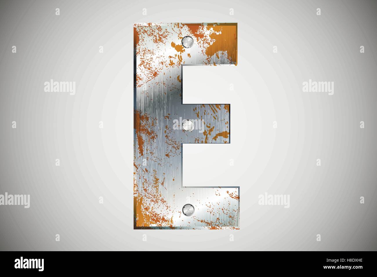 Metal letters of the alphabet Stock Vector Image & Art - Alamy