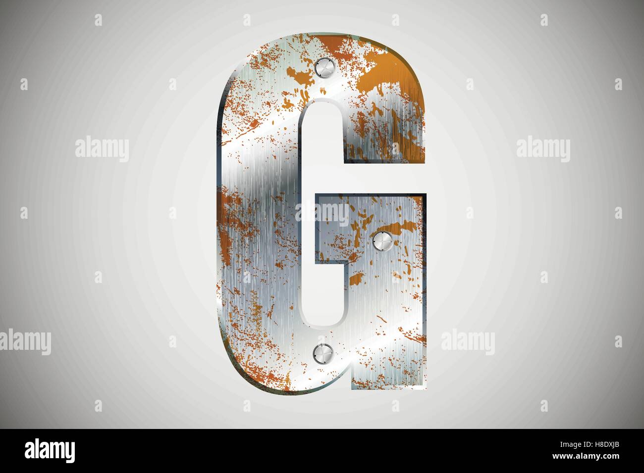 Metal letters of the alphabet Stock Vector Image & Art - Alamy