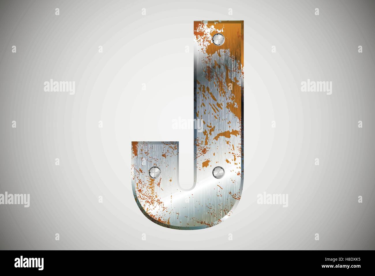 Metal letters of the alphabet Stock Vector Image & Art - Alamy